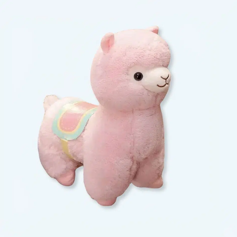 Peluche de llama rosa • Mi Peluche