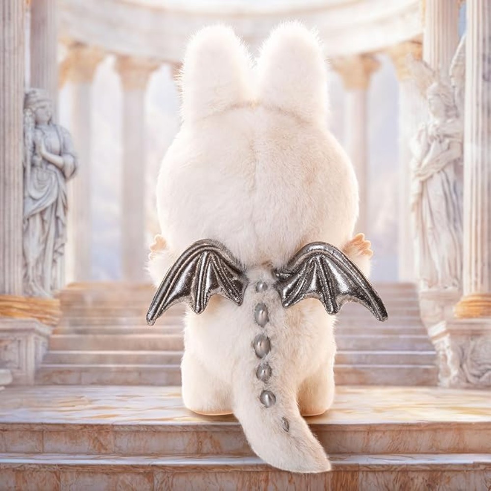 Peluche Zimomo Labubu Ángel Blanco • Mi Peluche